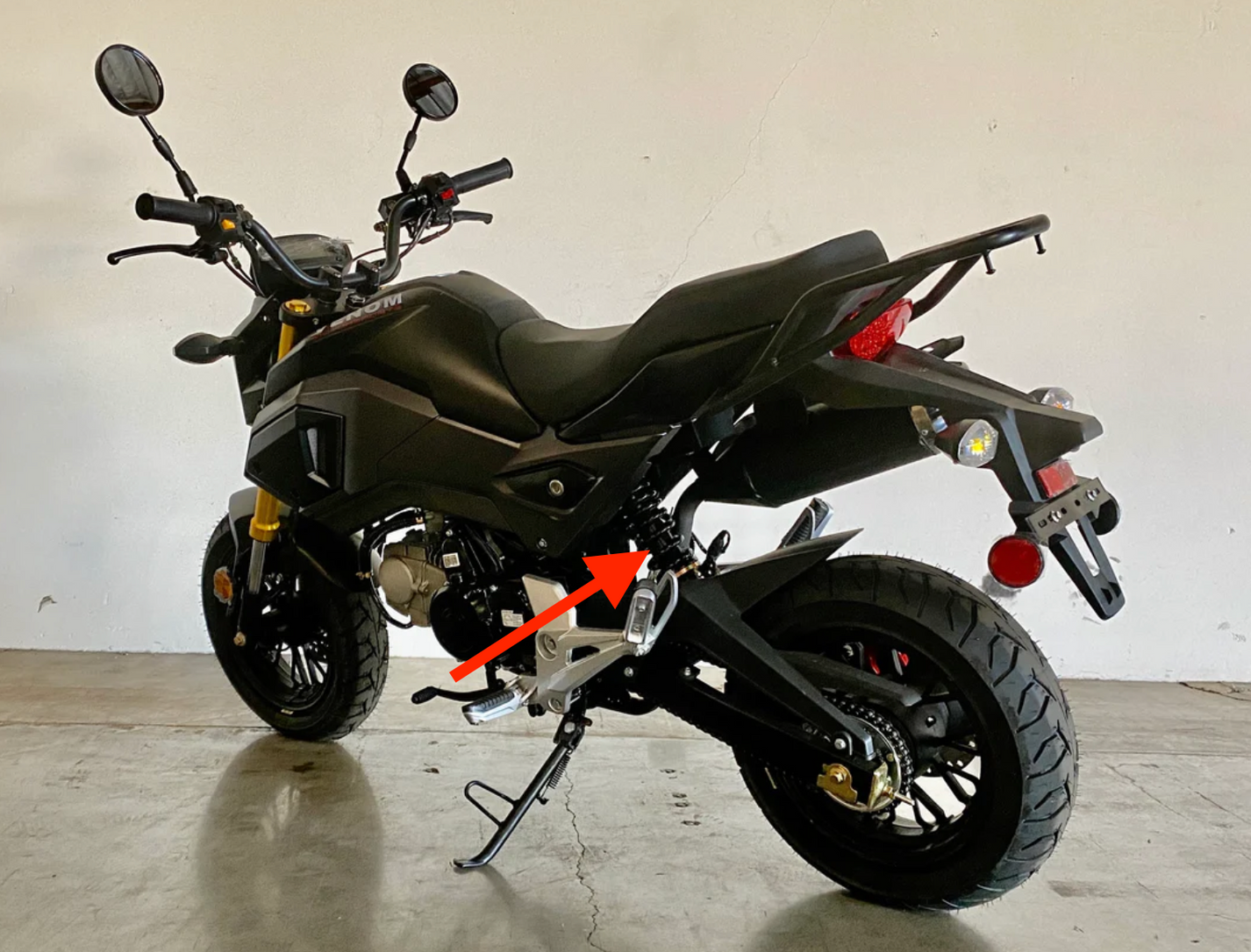 Rear Shock for BD125-10 | Boom Vader Rear Shock for Sale DF125RTR ...